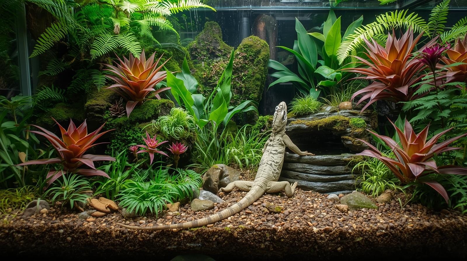 Enrich a Lizard’s Habitat for Natural Behavior